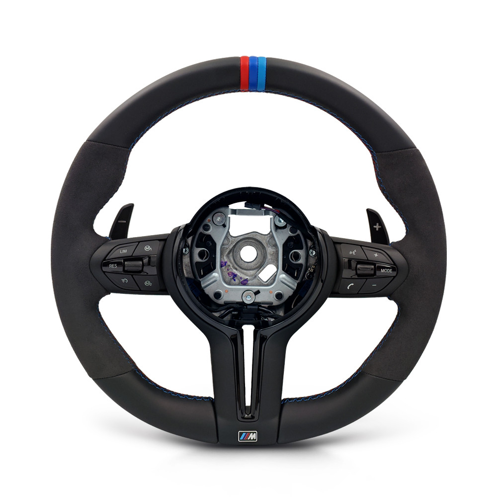 Jual With M Color Stripe Volant Stering Wheel for BMW F10 X5 F15 X6 F16 ...