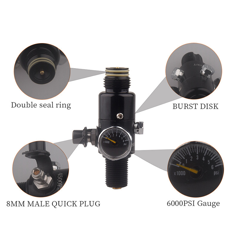 Jual HPA M18*1.5 Scuba Air Tank Pressure Regulator Gas Cylinder Refill ...