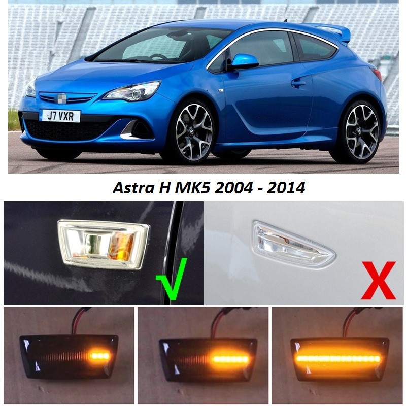 Jual Dynamic LED Indicator Side Marker Signal fit for Opel Vauxhall ...