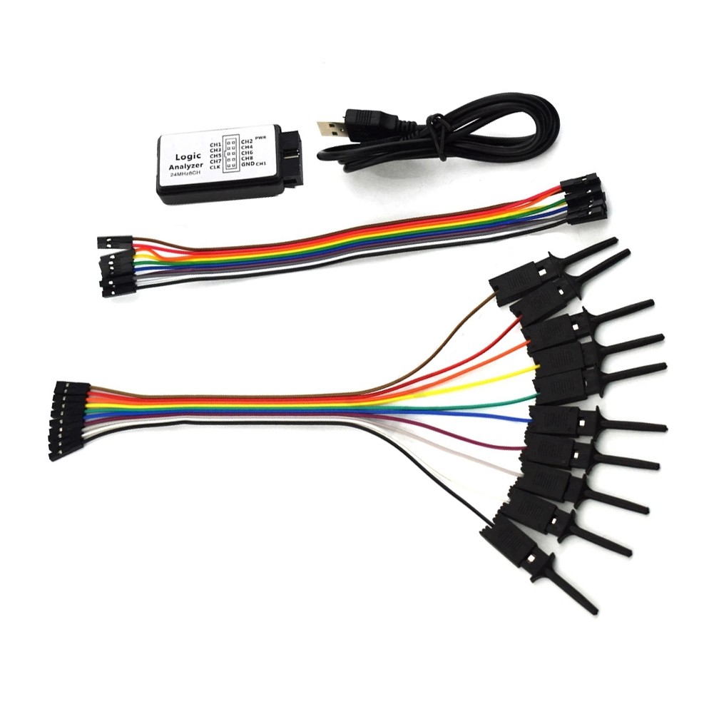 Jual Test Hook Clip Logic Analyzer Test Folder for Jumper Wire Dupont ...