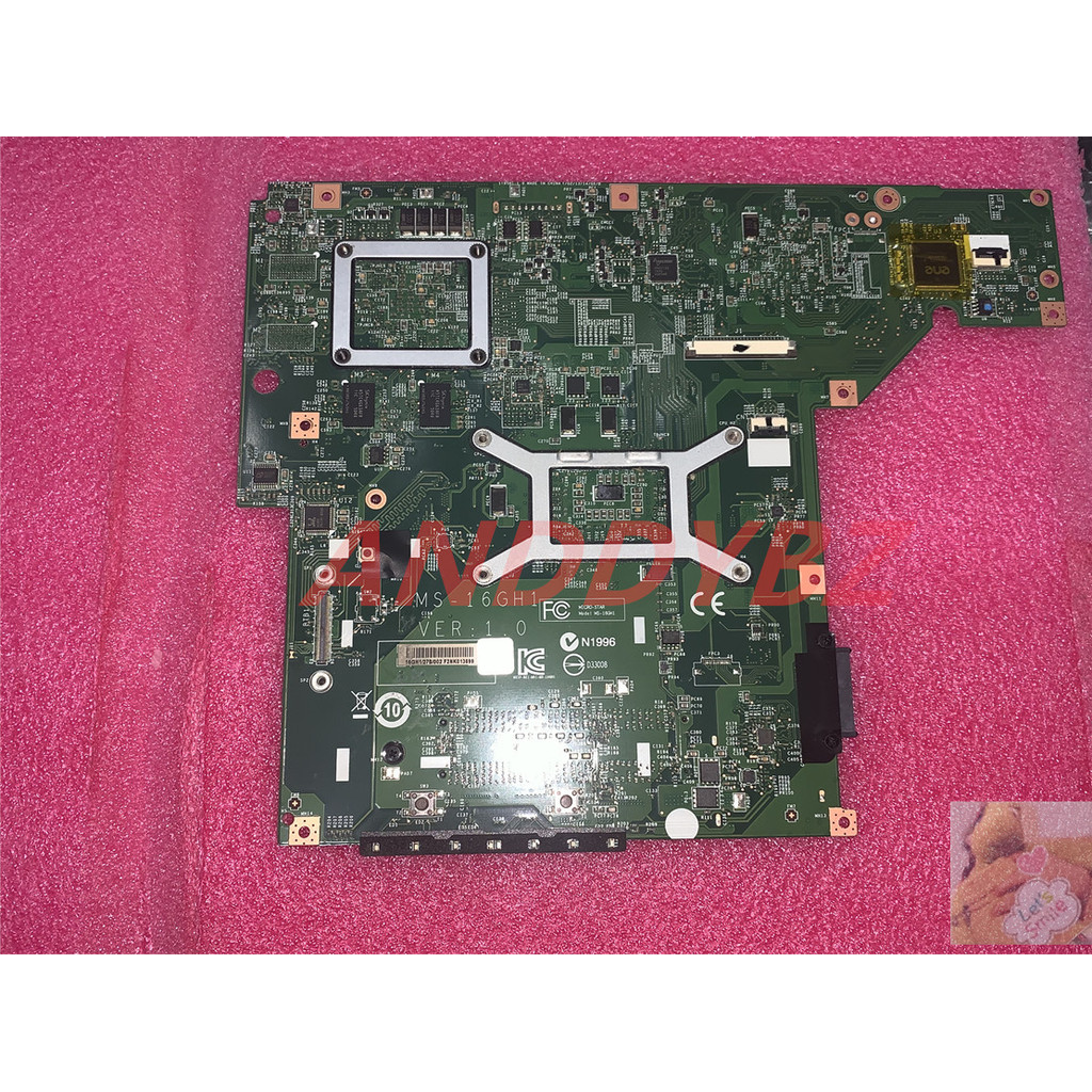 Jual Used MS-16GH1 FOR MSI MS-16GH GP60 LAPTOP MOTHERBOARD WITH I5 I7 ...