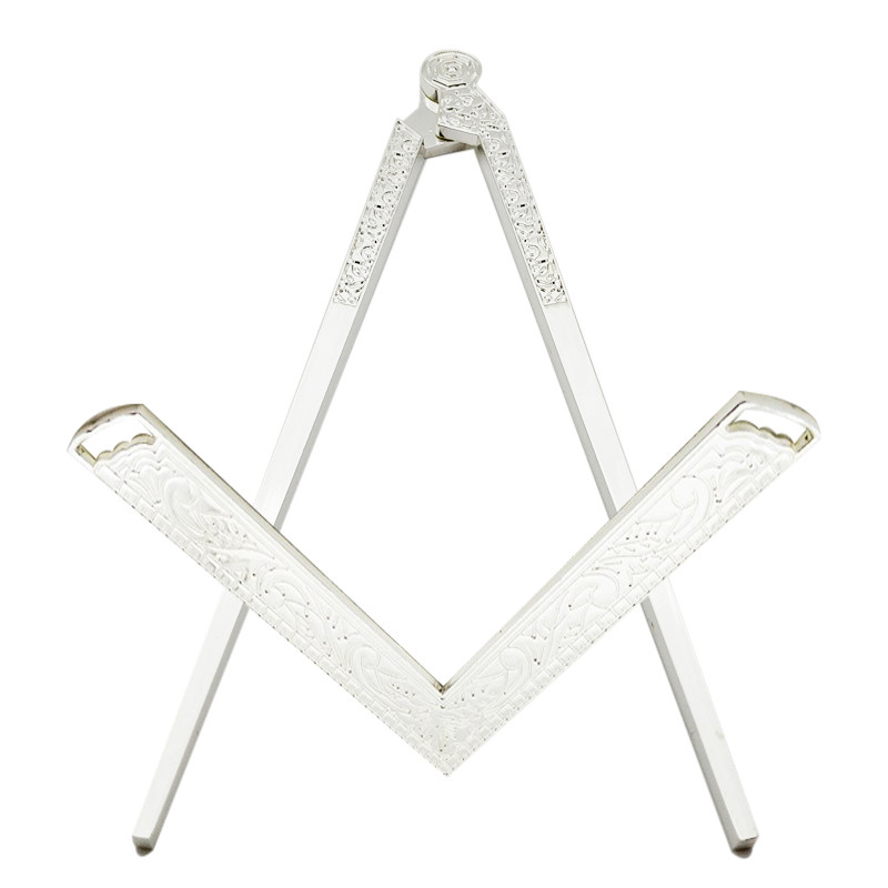 Jual TC 1 Set Masonic Compass and Square Etiquette Main Beautiful Lodge ...