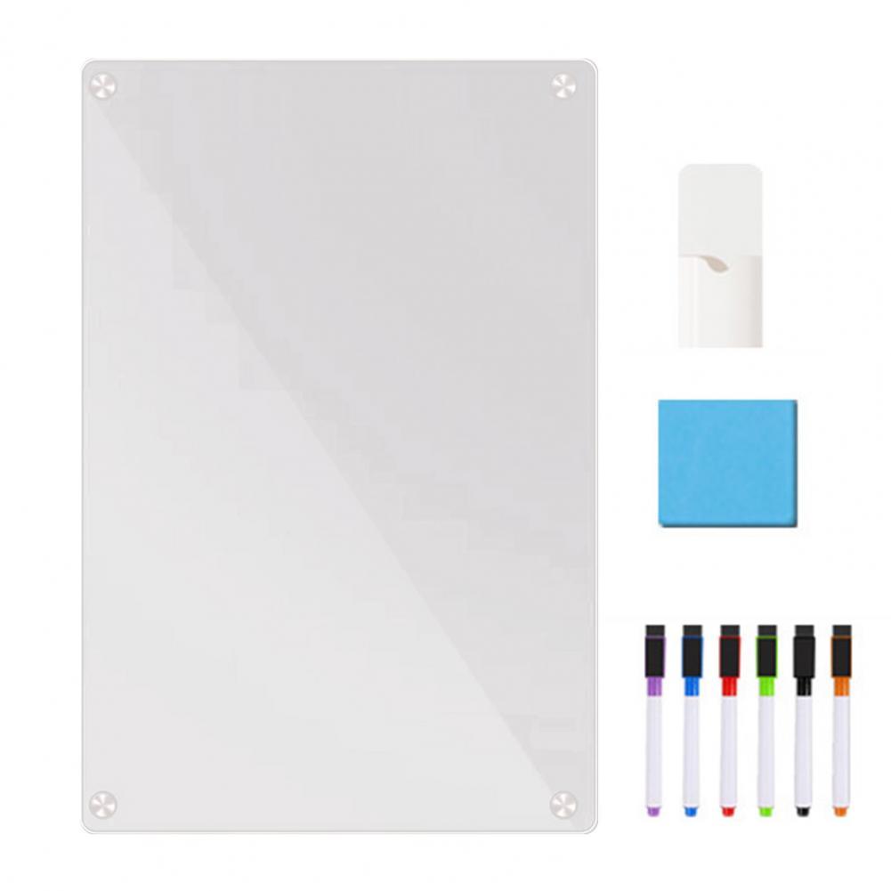 Jual Acrylic Magnetic Board Refrigerator Calendar Fridge Transparent ...