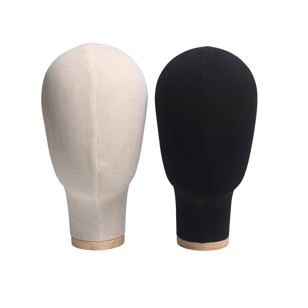 Jual 22'' Canvas Mannequin Wig Manikin Hats Caps Display Canvas Cork ...