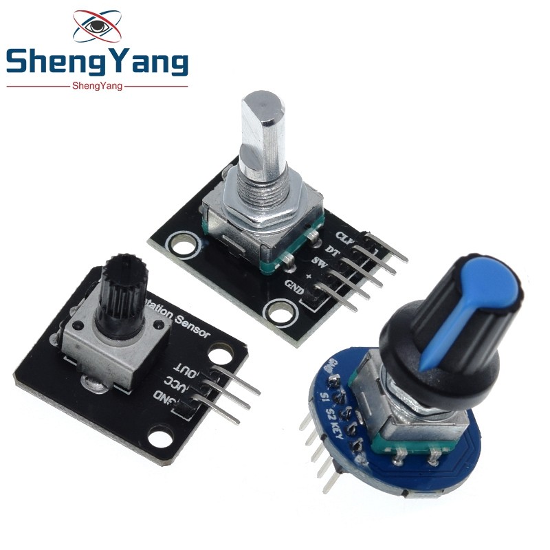 Jual 360 Degrees Rotary Encoder Module Rotary Potentiometer Analog Knob ...