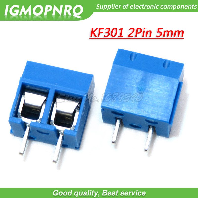 Jual 10PCS KF128 KF301 KF350 2P 3P 5mm / 3.5mm / 2PIN 3PIN Terminal ...