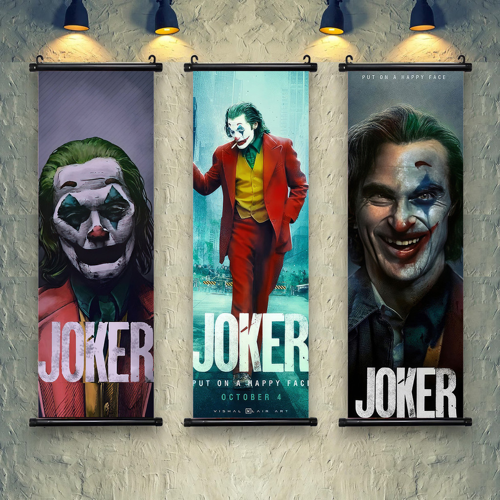 Jual DC Justice League Batman Joker movie Poster Wall Artwork Canvas ...