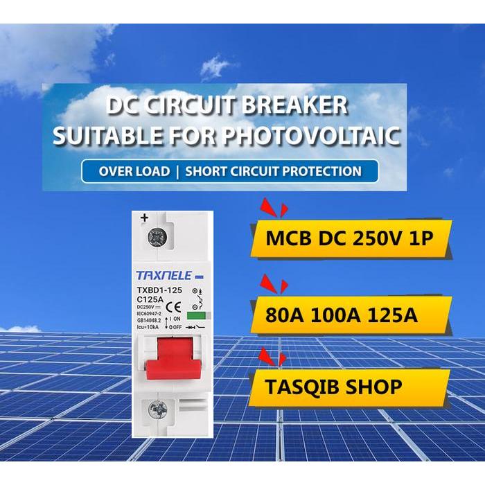 Jual Ready Mcb Dc 80A 100A 125A 1P 250A Circuit Breaker | Shopee Indonesia