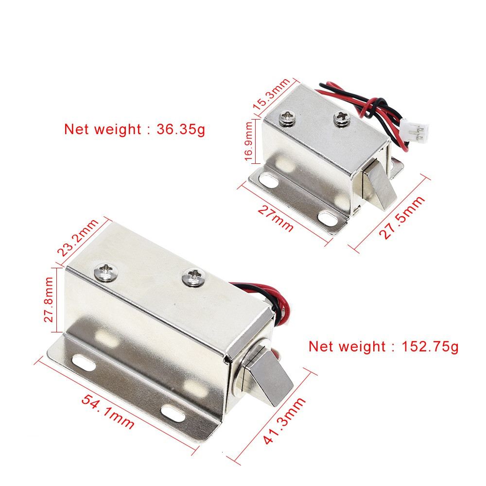 Jual DC12V 0.35A 0.6A small electromagnetic lock storage cabinets ...