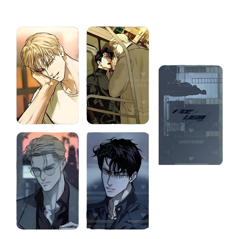 Jual 5Pcs Korean Webtoon Flash Light Photo Cards Set - Manga Characters ...