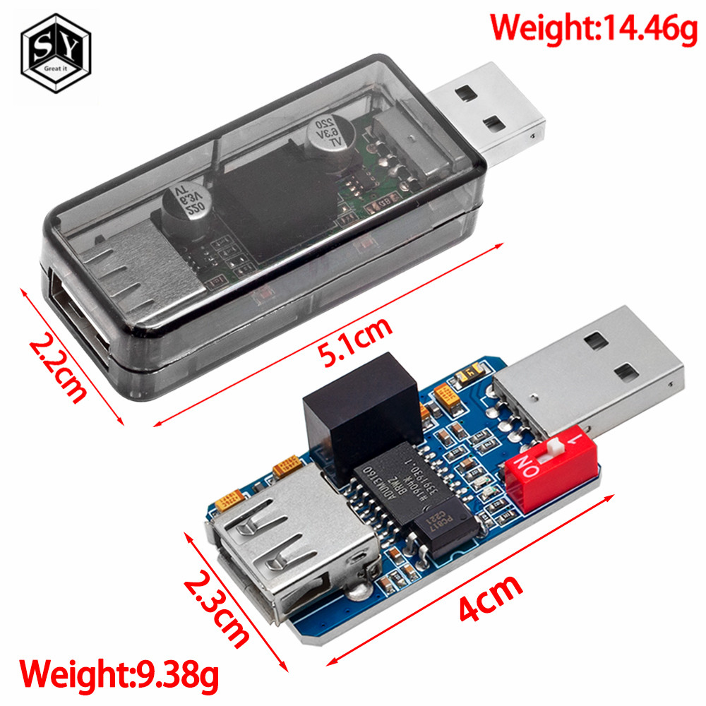 Jual 1500V ADUM3160 Digital Signal Audio Power Isolator USB to USB ...