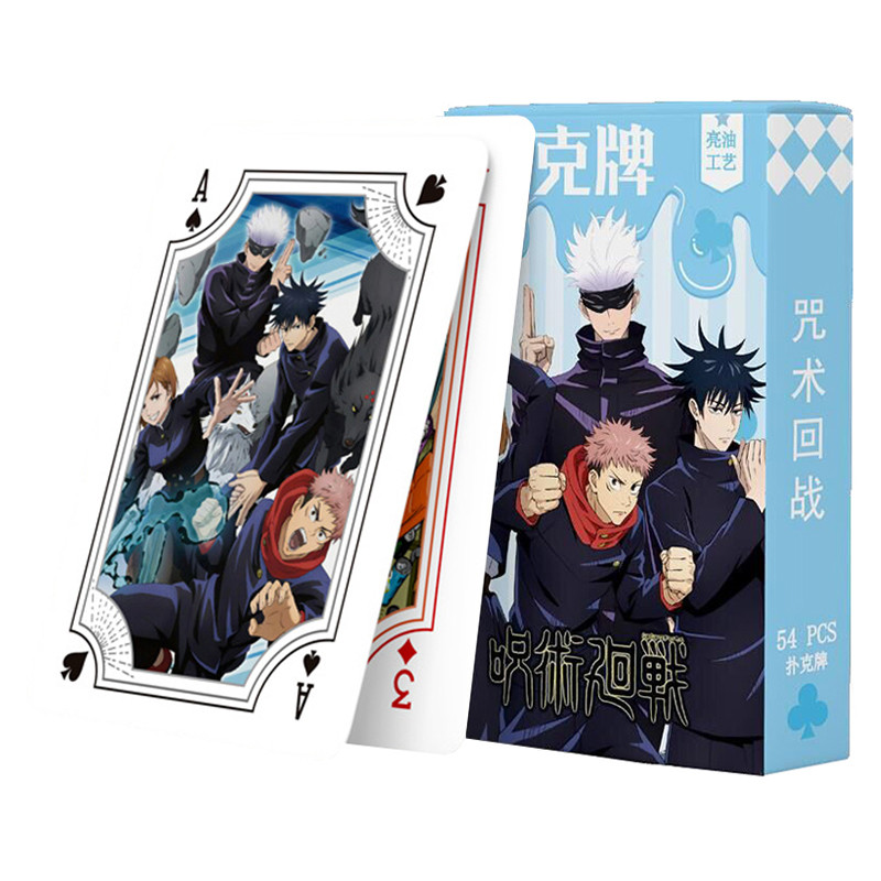 Jual Jujutsu Kaisen playing cards board games Anime Itadori Yuji child ...