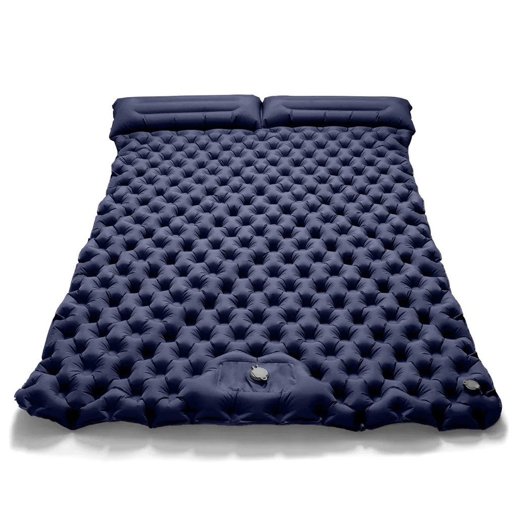 Jual Camping Air Matt Double Sleeping Pad Inflatable Air Mat With ...