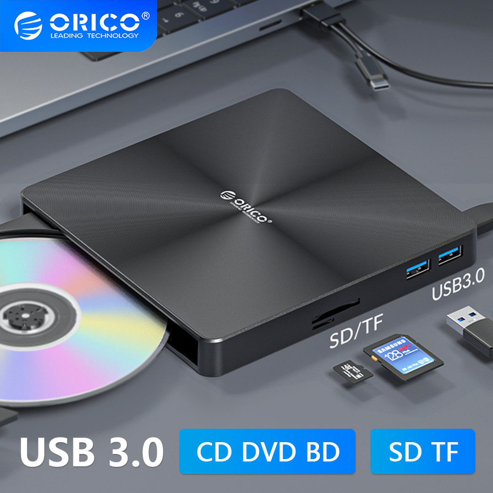 Jual ORICO Portable 5" CD R/RW ROM DVD RAM DL Disk Reader Burner Player ...