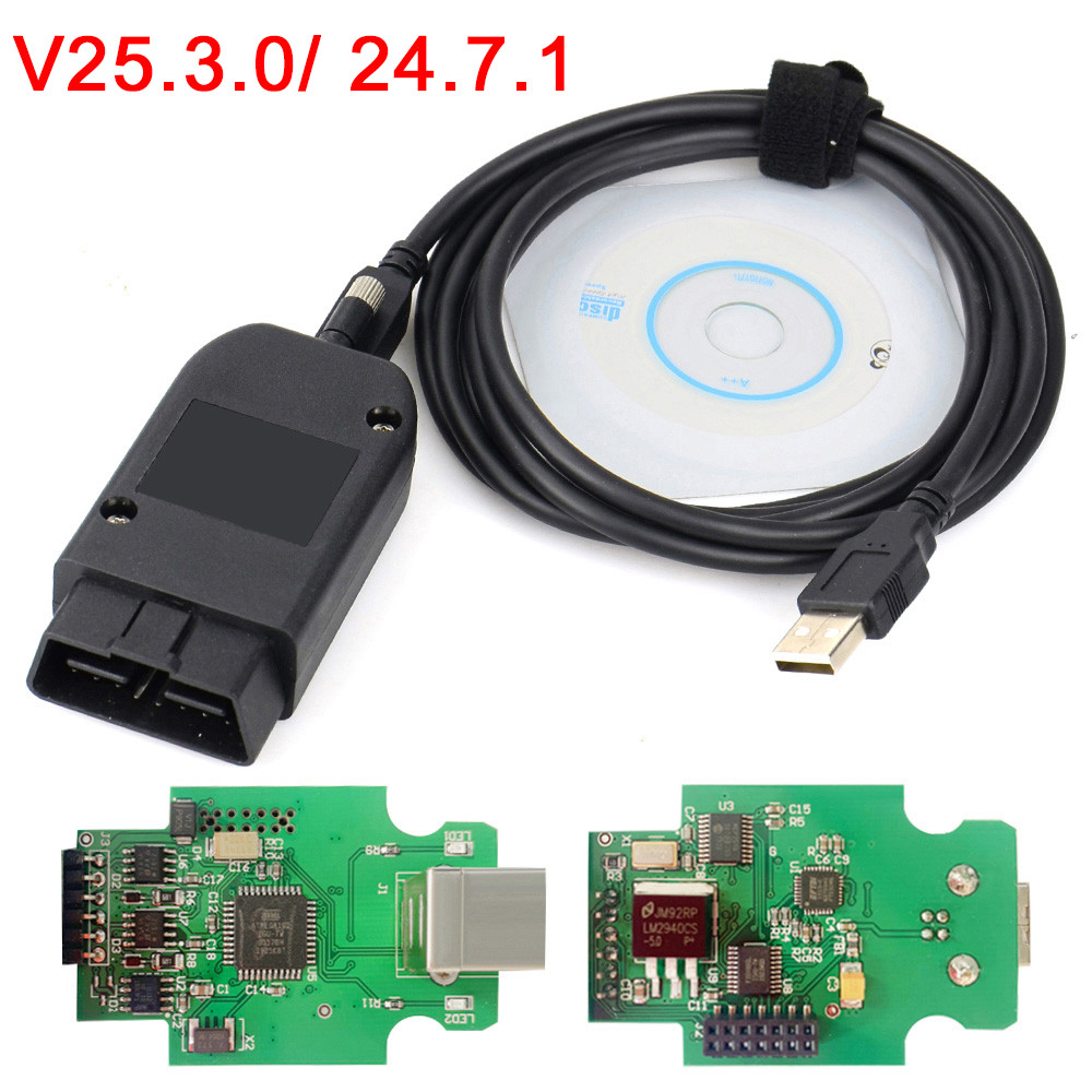 Jual V25.3 Vag Tool Vag Kkl Vag Com Cable Obd2 Diagnostic Cable Multi ...