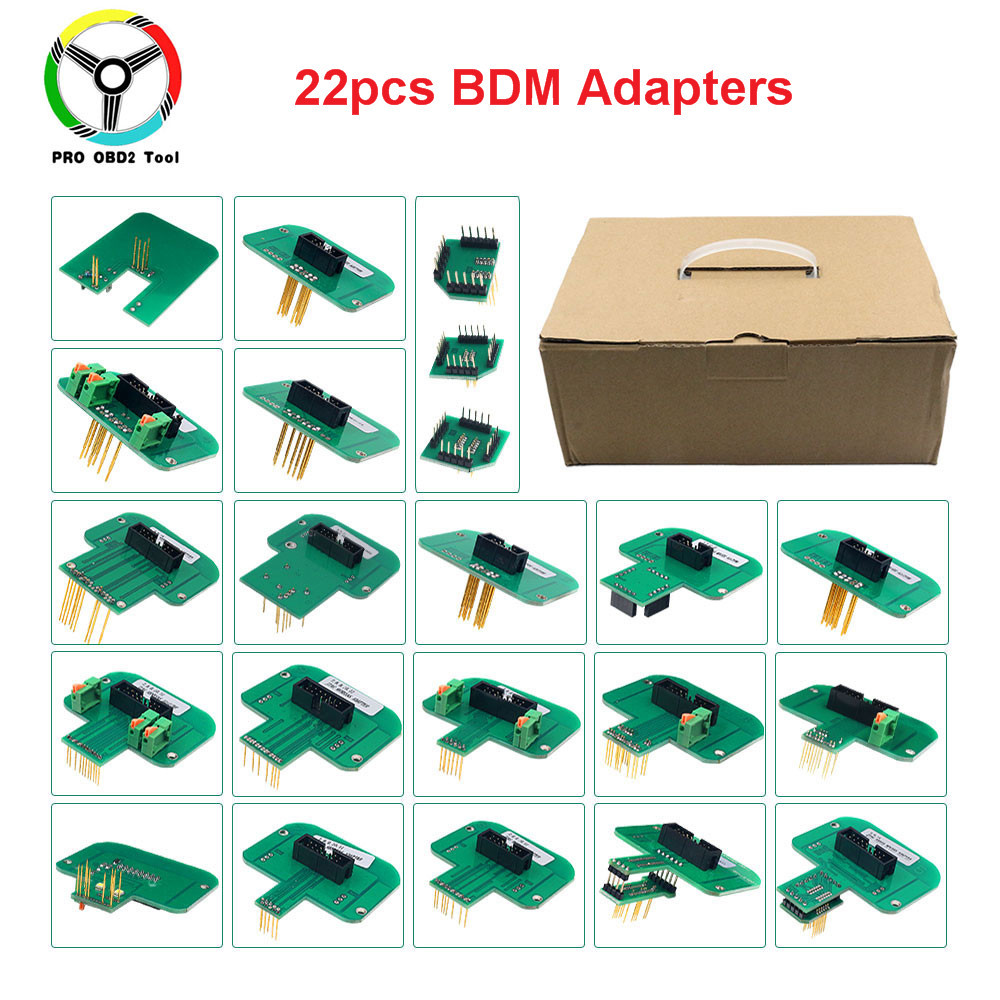 Jual 22Pcs Bdm Adapters Full Set Bdm Frame For Ktag Kess Fgtech Bdm100 ...