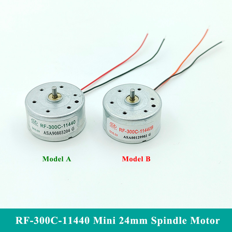 Jual Rf-300C-11440 Micro 300 Motor Dc 1.5V-6V 5V 6500Rpm Mini 24Mm ...