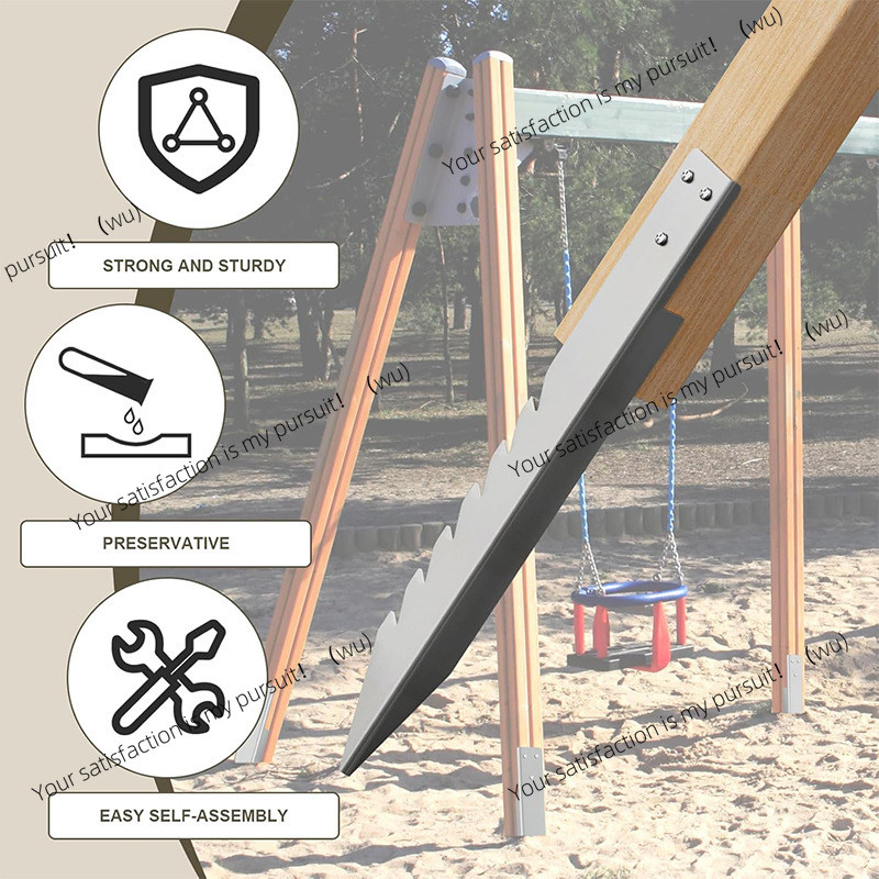 Jual Heavy Duty Fence Post Anchorage Nail Metal Swing Fixture Applied ...