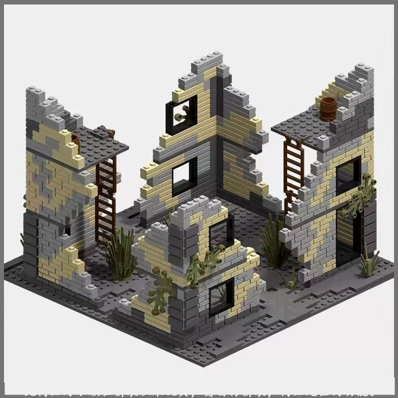 Jual WW2 Military Army Soldiers World War 2 Abandoned House Building ...