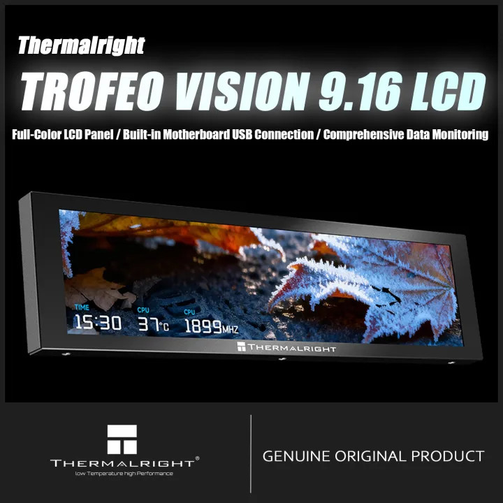 Jual Thermalright Trofeo Vision LCD AIO Display 9.16 PC Monitor, USB ...