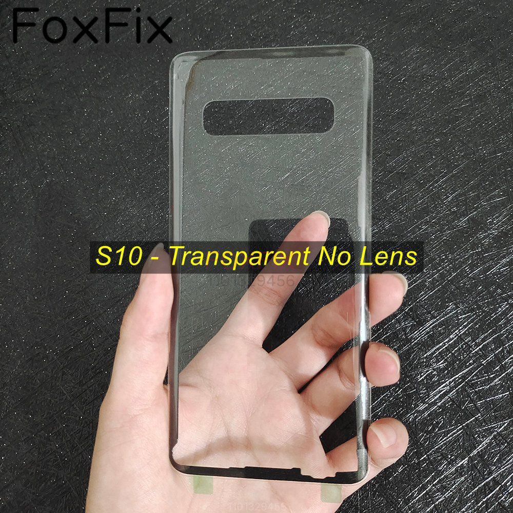 Jual Transparent Clear For Galaxy S10 5G S10 Plus S10E Battery Cover ...