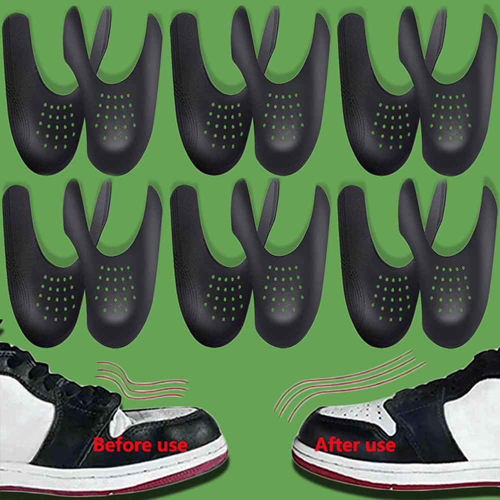 Jual 6 Pairs Creases Protector Sneaker Anti Crease Guard Insert ...