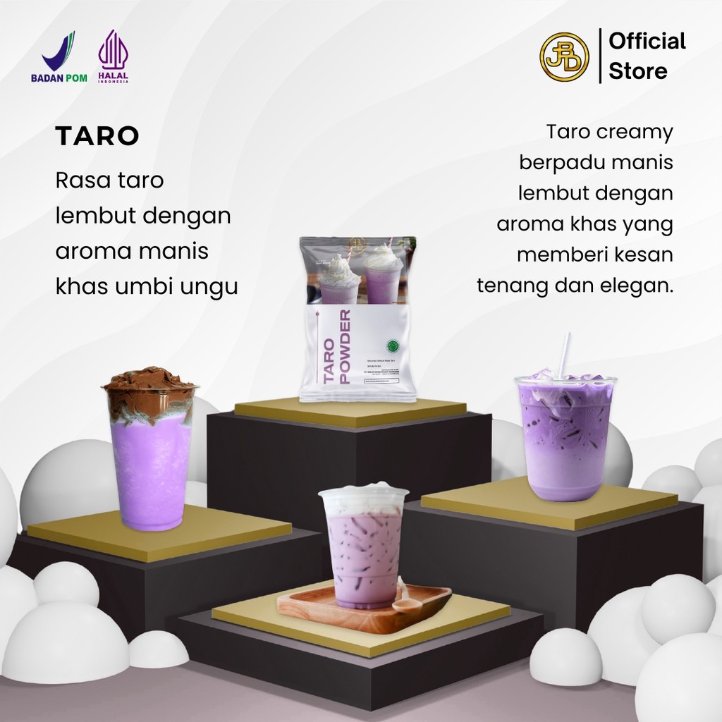 Jual JBD - Taro / Taro / Bubuk Minuman Smoothies / Rasa Taro | Shopee Indonesia