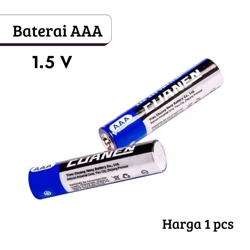 Jual BATERAI BATRE AAA/Batrai Jam, mainan 1,5v (AAA) | Shopee Indonesia