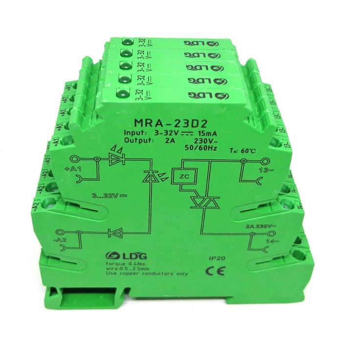 Jual 5Pcs Mra-23D2 Mini 6.2Mm 2A Input: 3-32V Dc Solid State Relay ...