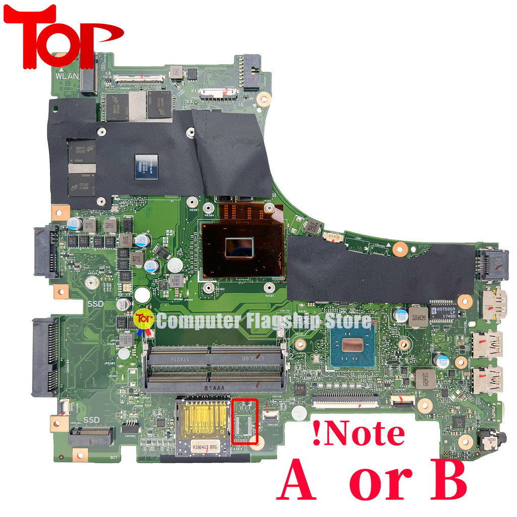 Jual GL553V Laptop Motherboard For ASUS ROG GL553VD GL553VE FX553VD ...
