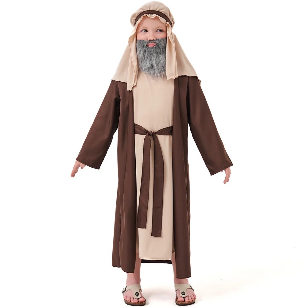 Jual Boys Saint Joseph Costume Cosplay Tween Teens 3-16Y With Beard ...