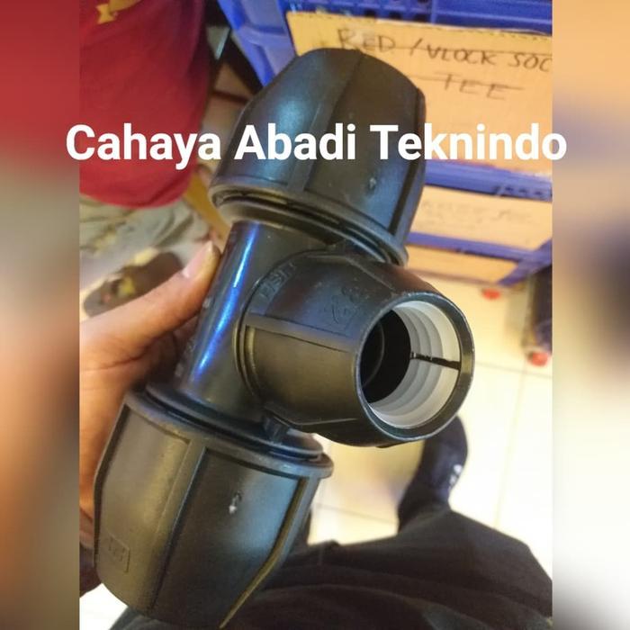 Jual Populer Reducer Tee Hdpe Ukuran 4" X 2" Reducing Tee Hdpe 110Mm X ...