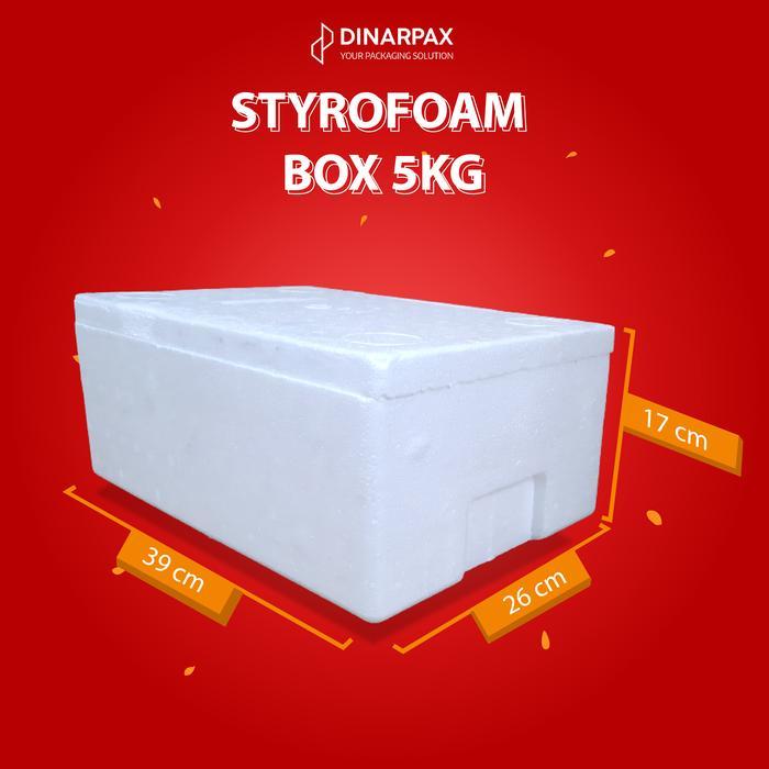 Jual New Styrofoam box kecil / Styrofoam DinarBox / Fish Box 5KG ...