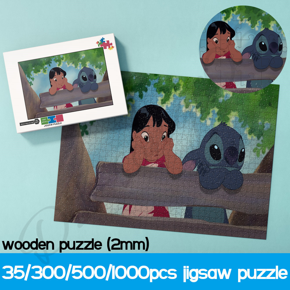 Jual 35 300 500 1000 Cartoon Puzzles Disney Science Fiction Animated ...