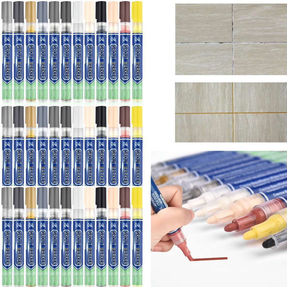 Jual Ceramic Tile Grout Pens Wall Tile Marker Pen Grout Restorer Gap ...