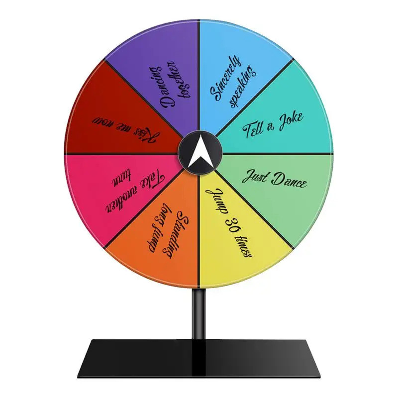 Jual Prize Wheel Dry Erase Spin Wheel Spinner Game Color Roulette Wheel ...
