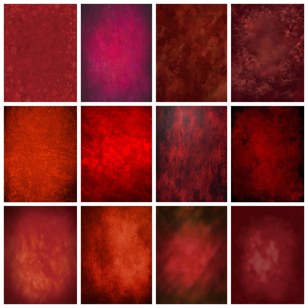 Jual Red Gradient Portrait Backdrop Solid Colour Abstract Texture Wall ...