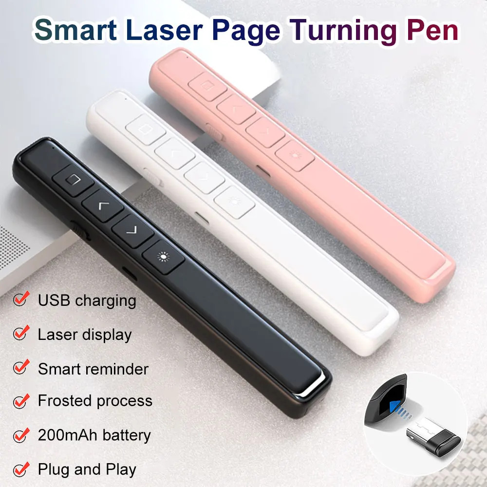Jual 2.4Ghz Wireless Presentation Ppt Flip Pen Clicker Powerpoint B6 ...