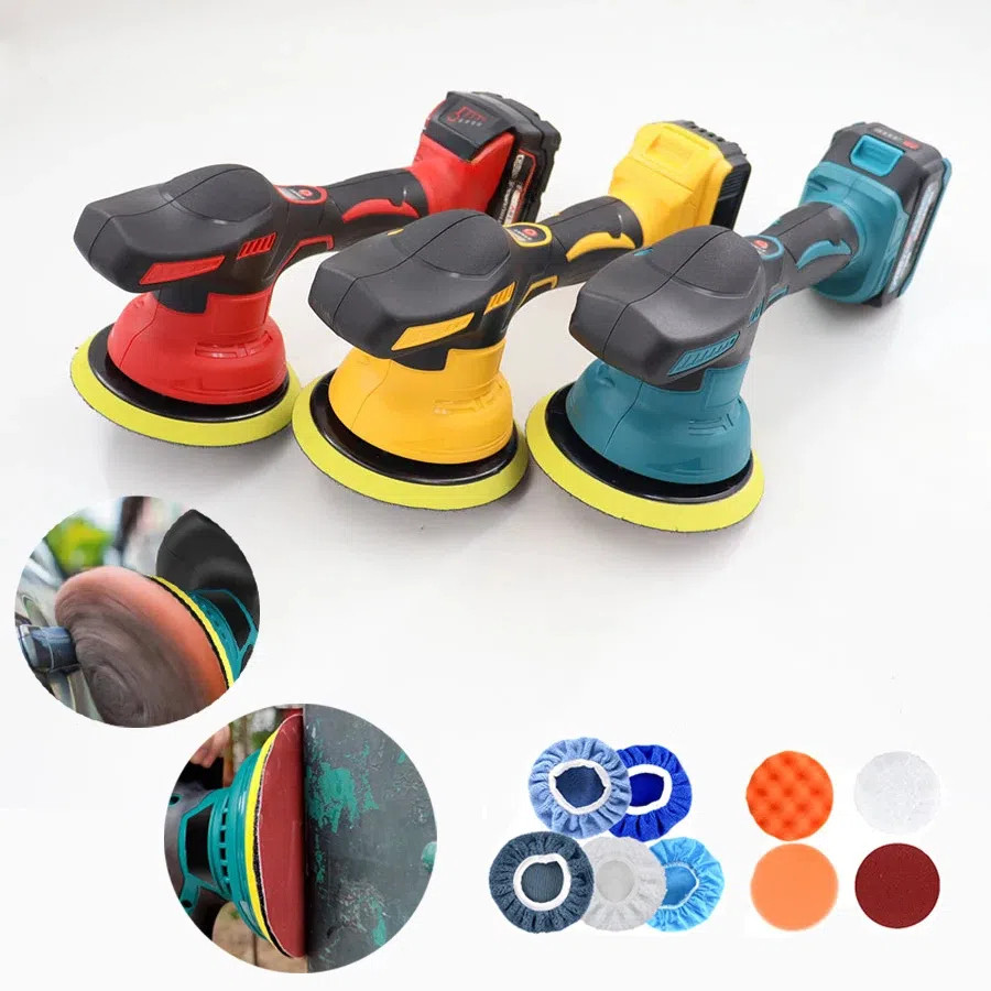 Jual Car Polisher Waxing Machine 8 Position Adjustable Electric Waxing ...