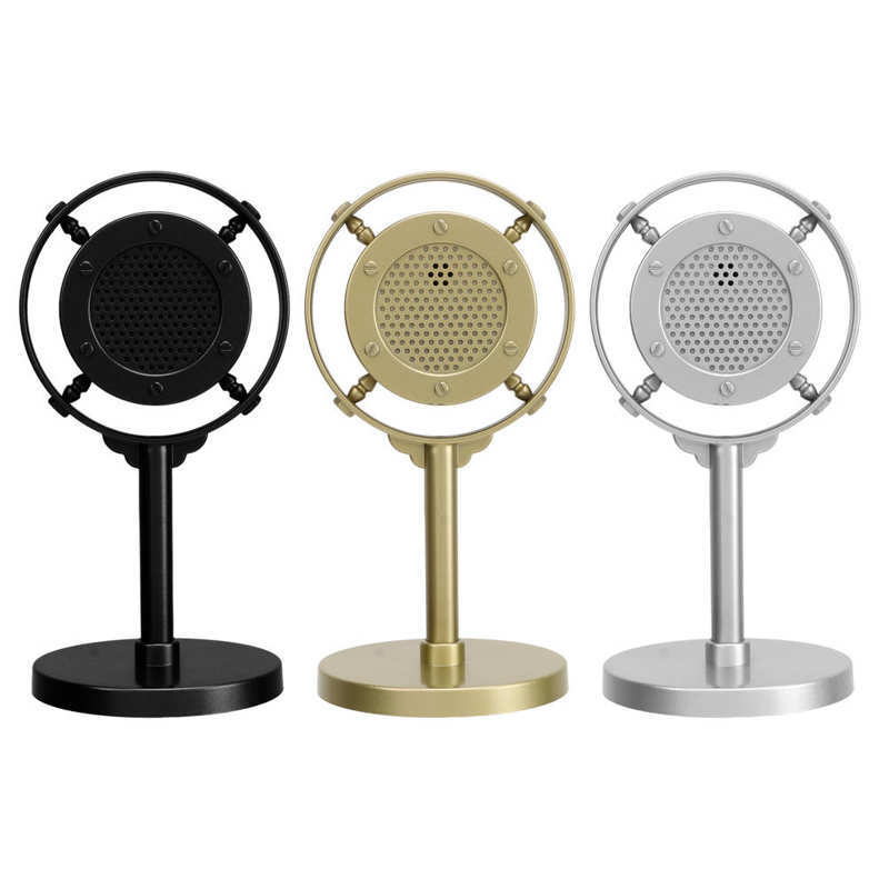 Jual Vintage Retro Microphone Prop Model Fake Plastic Classic ...