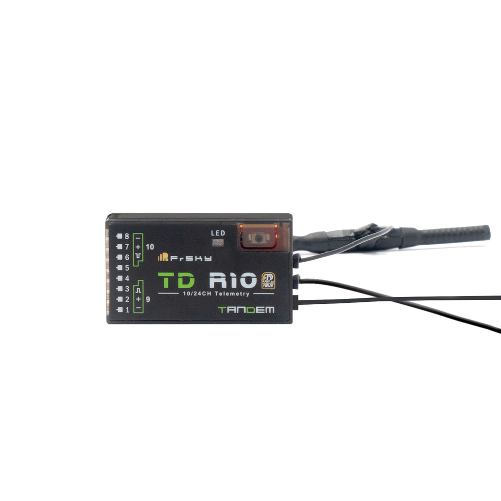 Jual Frsky 2.4G 900M Tandem Dual-Band Receiver Td R10 Receiver With 10 ...