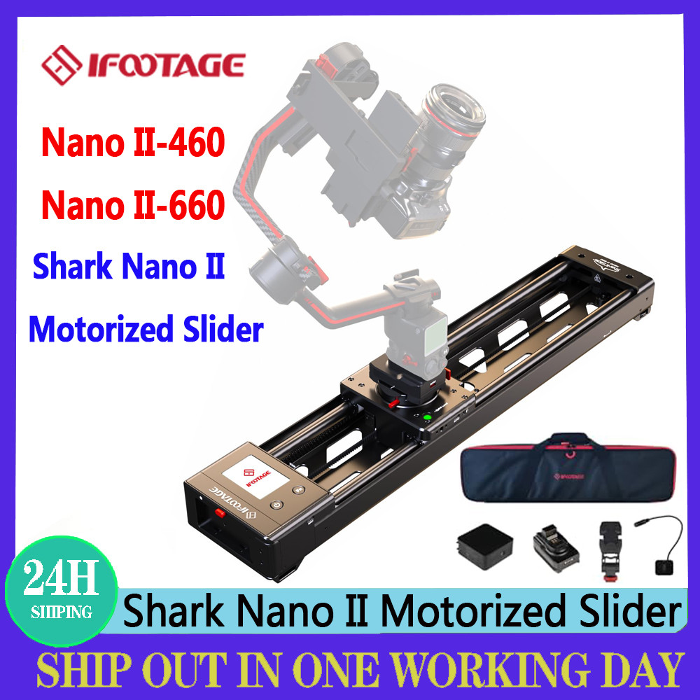 Jual IFOOTAGE Shark Nano II-460 Nano II-660 Camera Slider Compatible ...