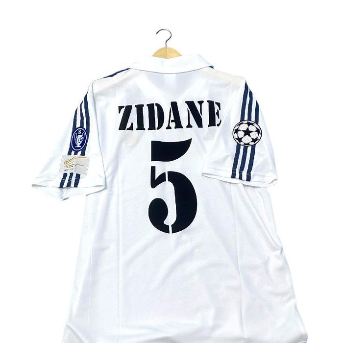 Jual JERSEY ZIDANE RAUL WARNA PUTIH LENGAN PENDEK PANJANG FULL PATCH ...