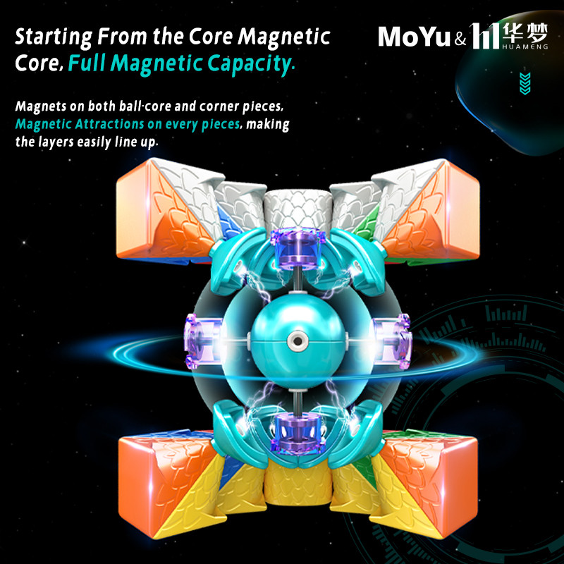 Jual [ECube] MoYu HuaMeng YS3M World Record Design 3x3x3 core Magnetic ...