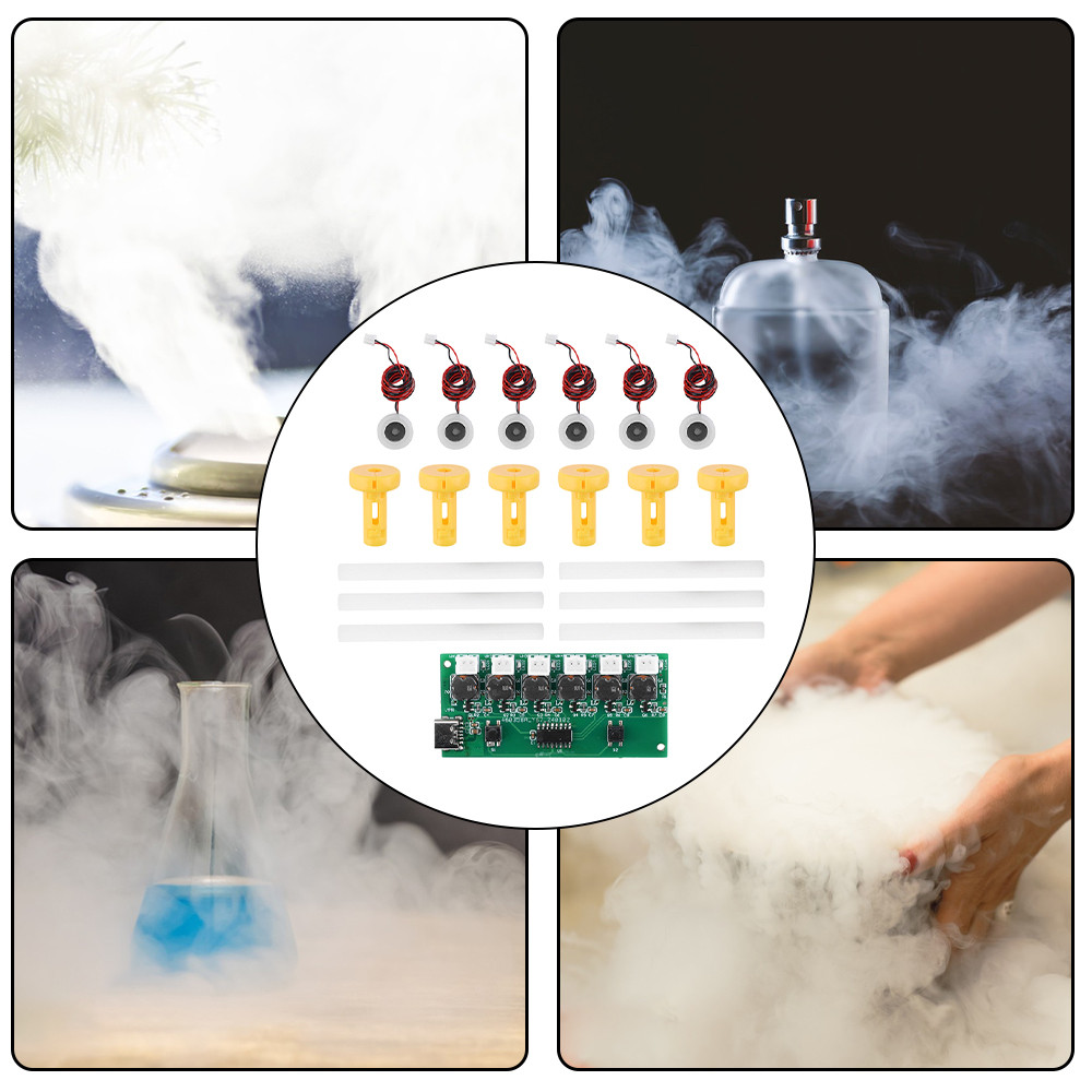 Jual Type-C Six Spray Humidifier Module DIY Kit Atomization Control ...