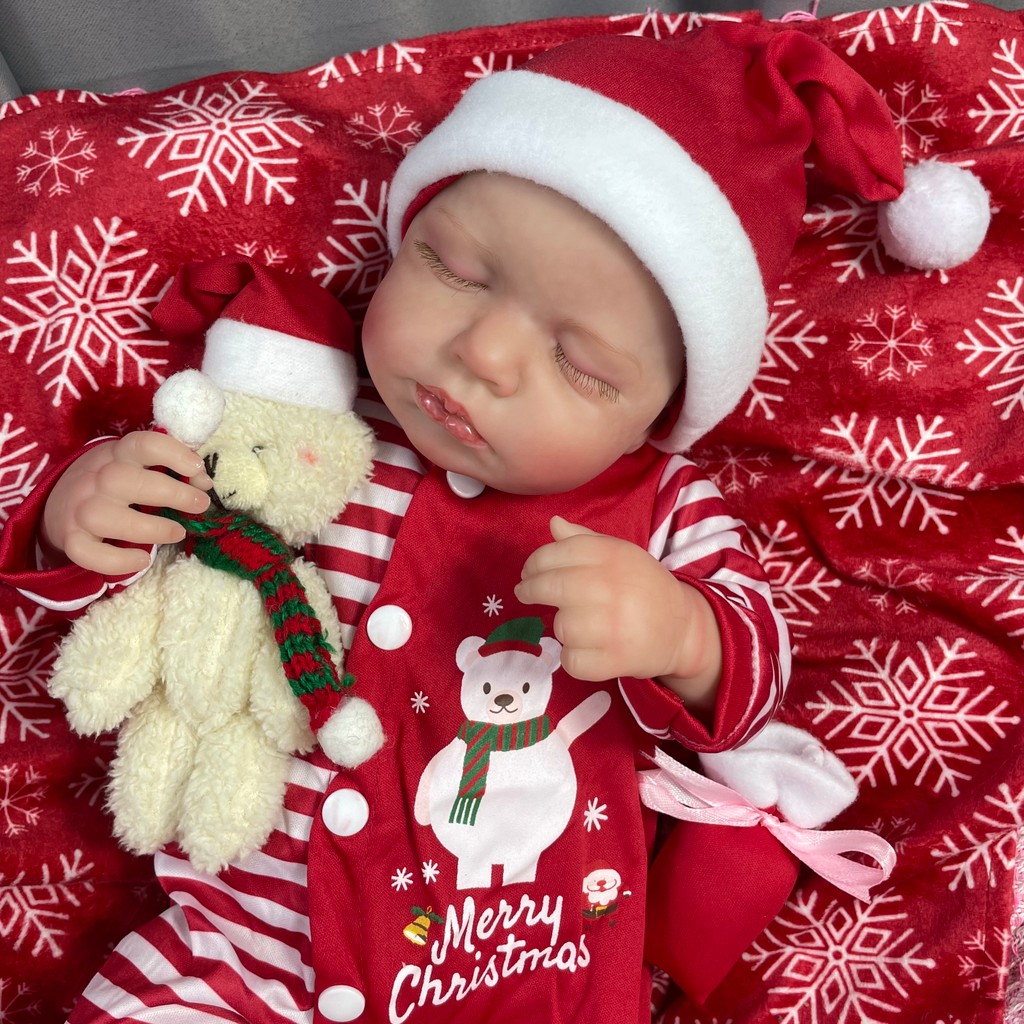 Jual MRB 50CM Finished Reborn Baby Dolls LouLou Girl Christmas Gift ...