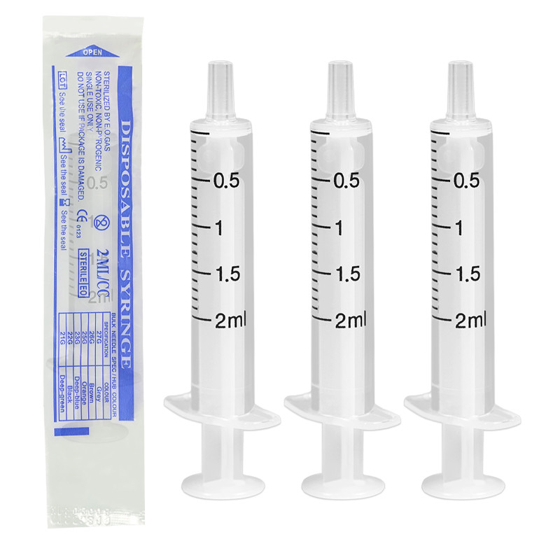 Jual 100PCS 2ml HPLC Laboratory Syringe No Rubber Plunger,2-Piece No ...