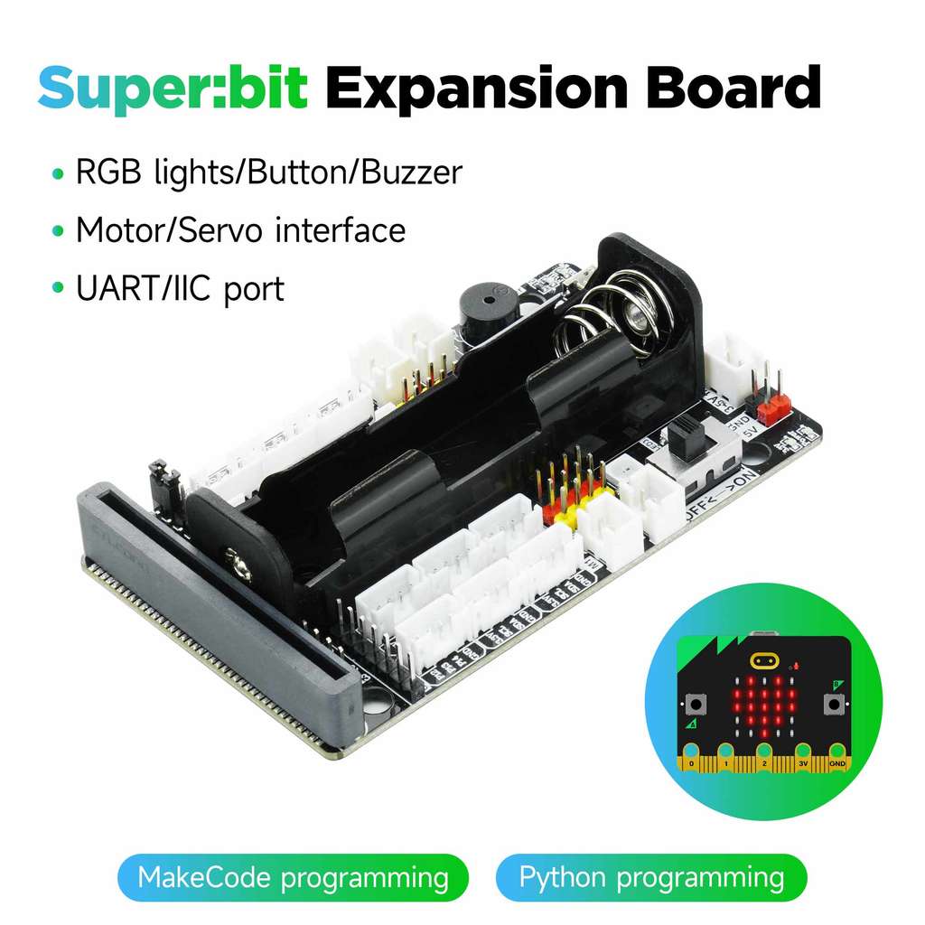 Jual Yahboom Superbit Microbit Expansion Board Comes With Iic Uart Wifi ...