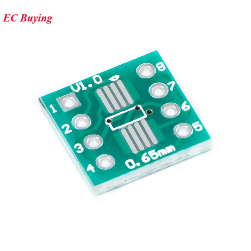 Jual 50pcs/5pc SMD to DIP Pin Adapter TSSOP8 SSOP8 SOP8 to DIP8 PCB SOP ...