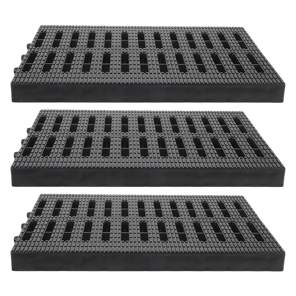 Jual 3pcs Outdoor Drain Cover 31*20*2.2cm Plastic Drainage Grate Gutter ...